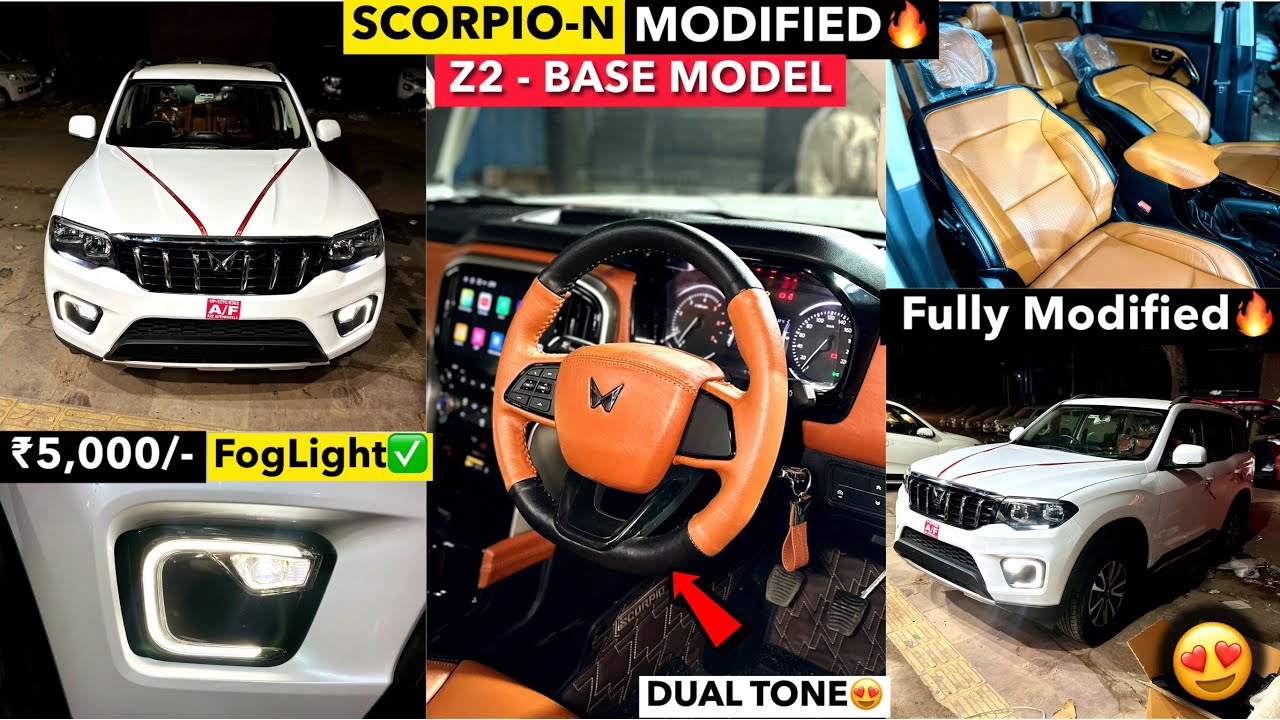 Scorpio-N मे डाला Defender का Luxury Interior 😍| Mahindra Scorpio-N ...