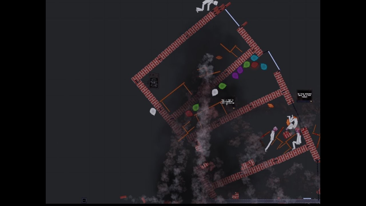 Brick Building Demolition Using Explosives In People Playground (2 ...