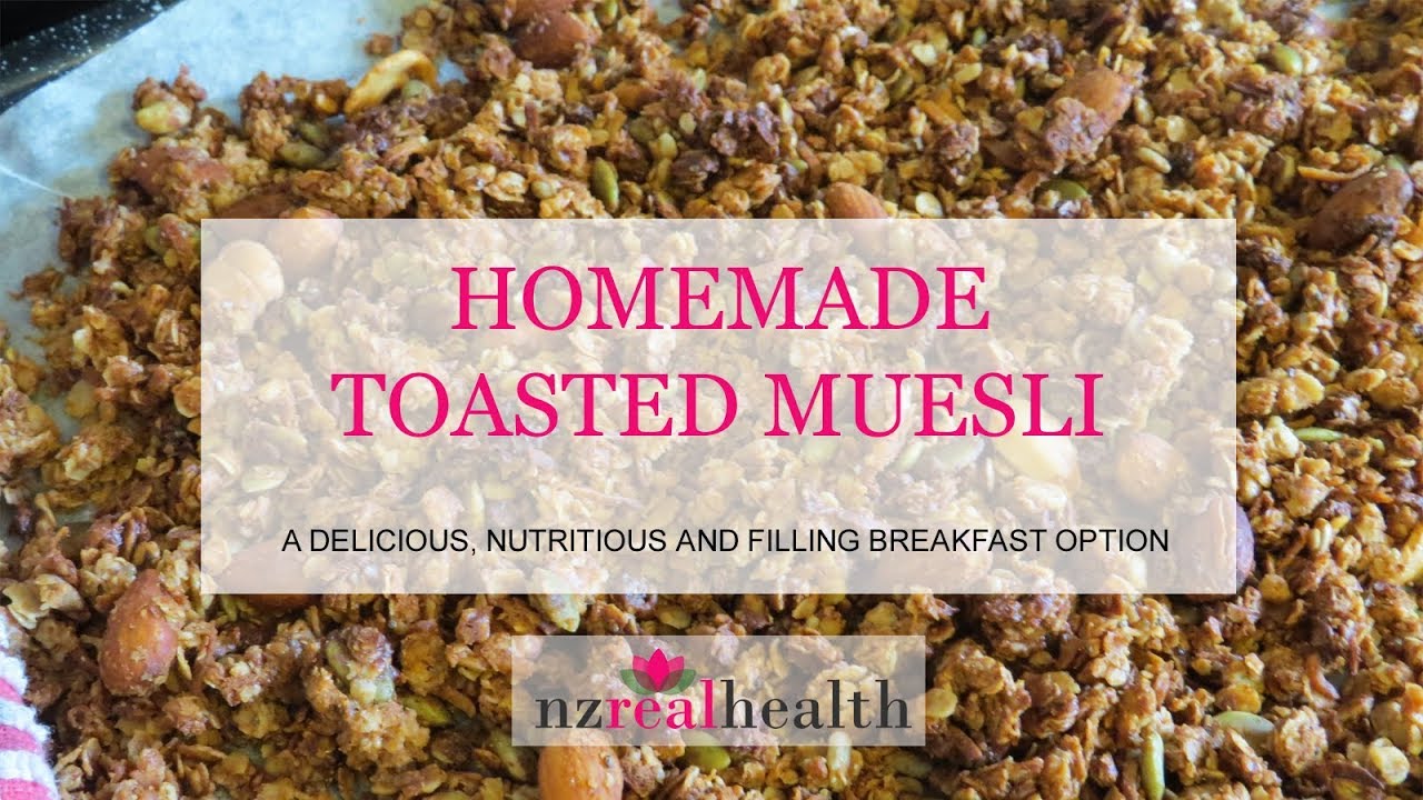 Homemade toasted muesli - YouTube