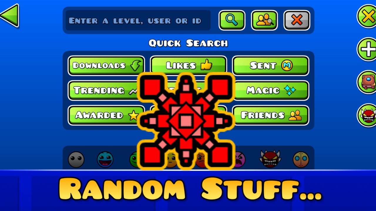 Doing random stuff in Geometry Dash! - YouTube