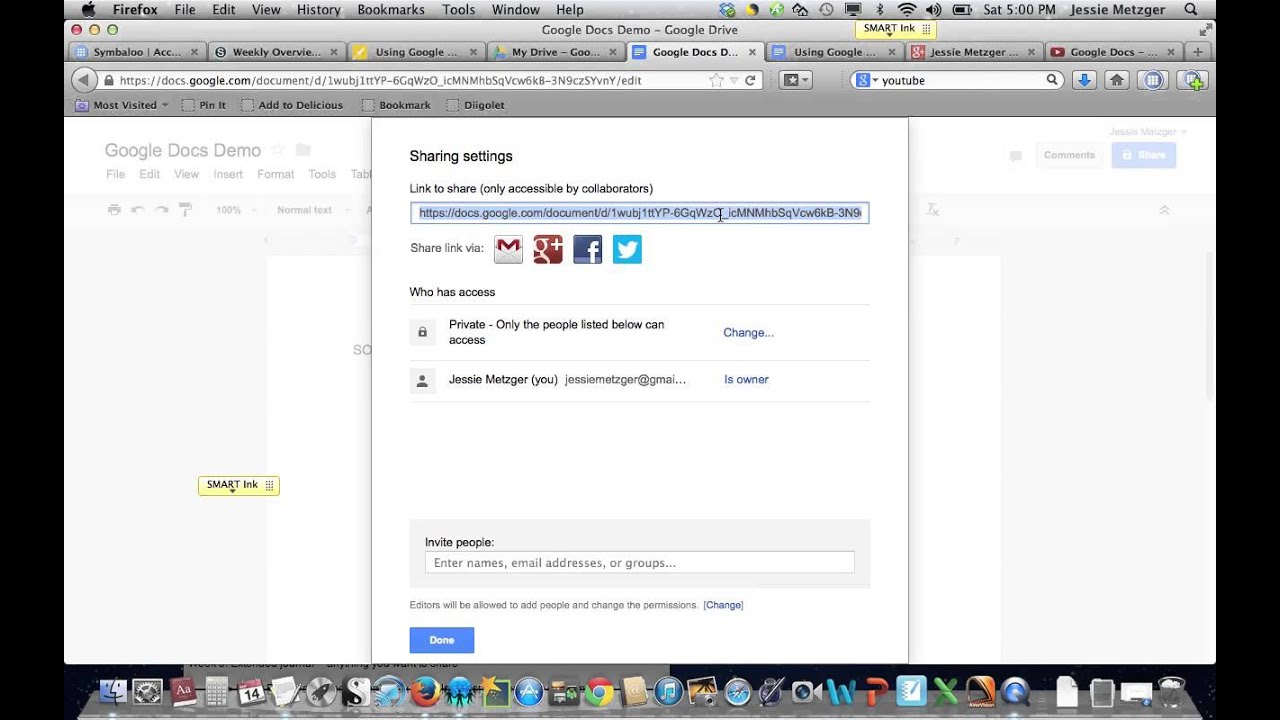 How to Share Google Documents - YouTube