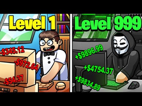 How To Make 100K$ In 1 Second Level 1 To Level 999 Roblox Hacker Game ...