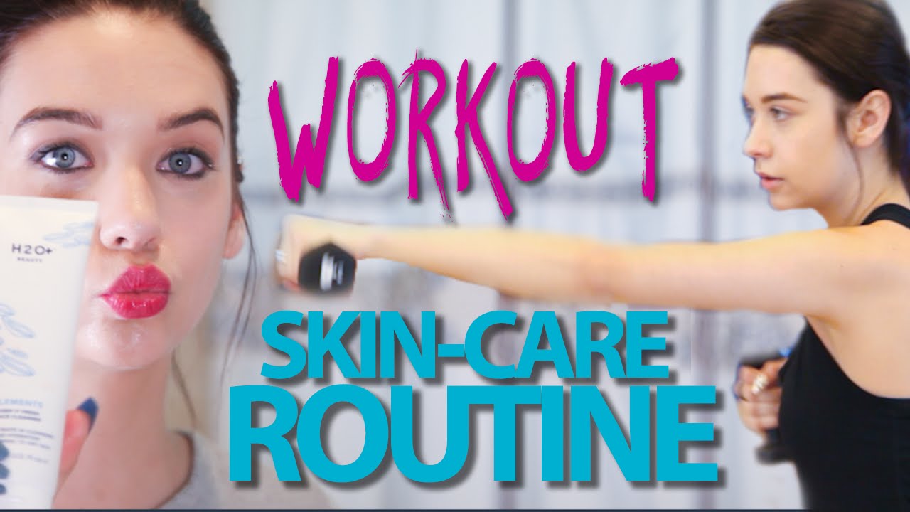 My Gym Workout + Skincare Routine! ️ - YouTube