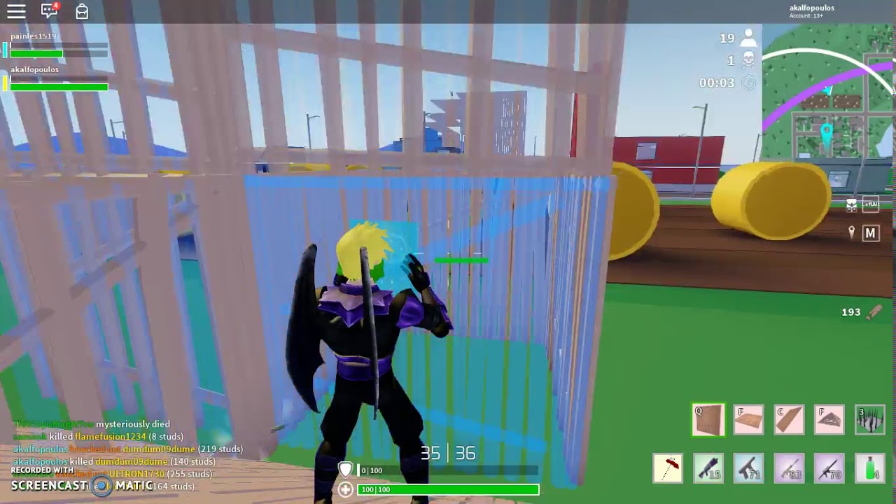 roblox strucid duo win - YouTube