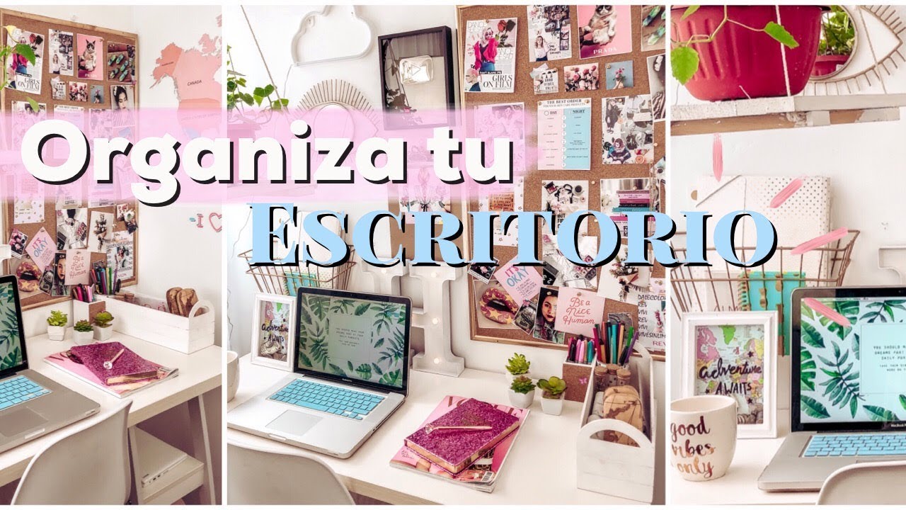 TIPS E IDEAS PARA DECORAR TU ESCRITORIO PINTEREST - YouTube