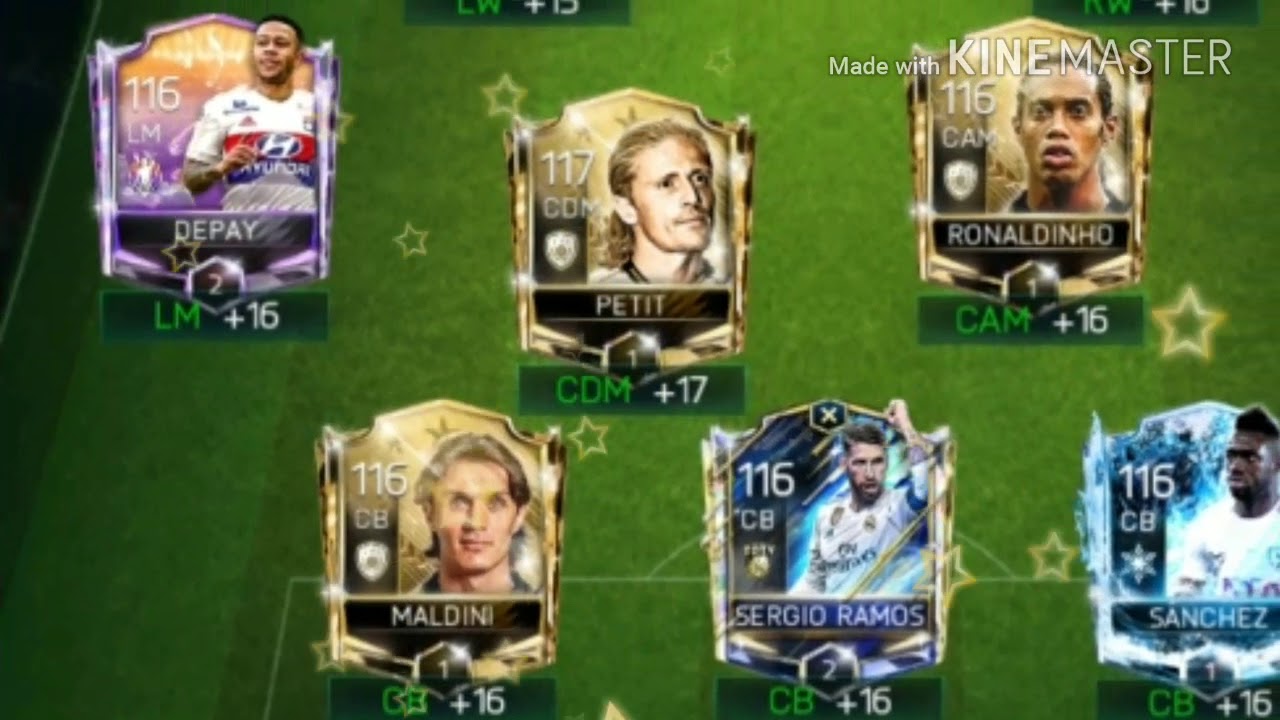 (FIFA MOBILE)Best team OVR from 80 to 110 - YouTube