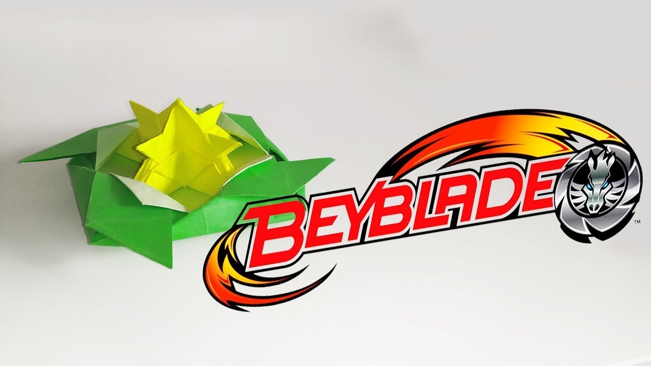 How to make paper Beyblade burst//Origami//Бейблейд из бумаги - YouTube
