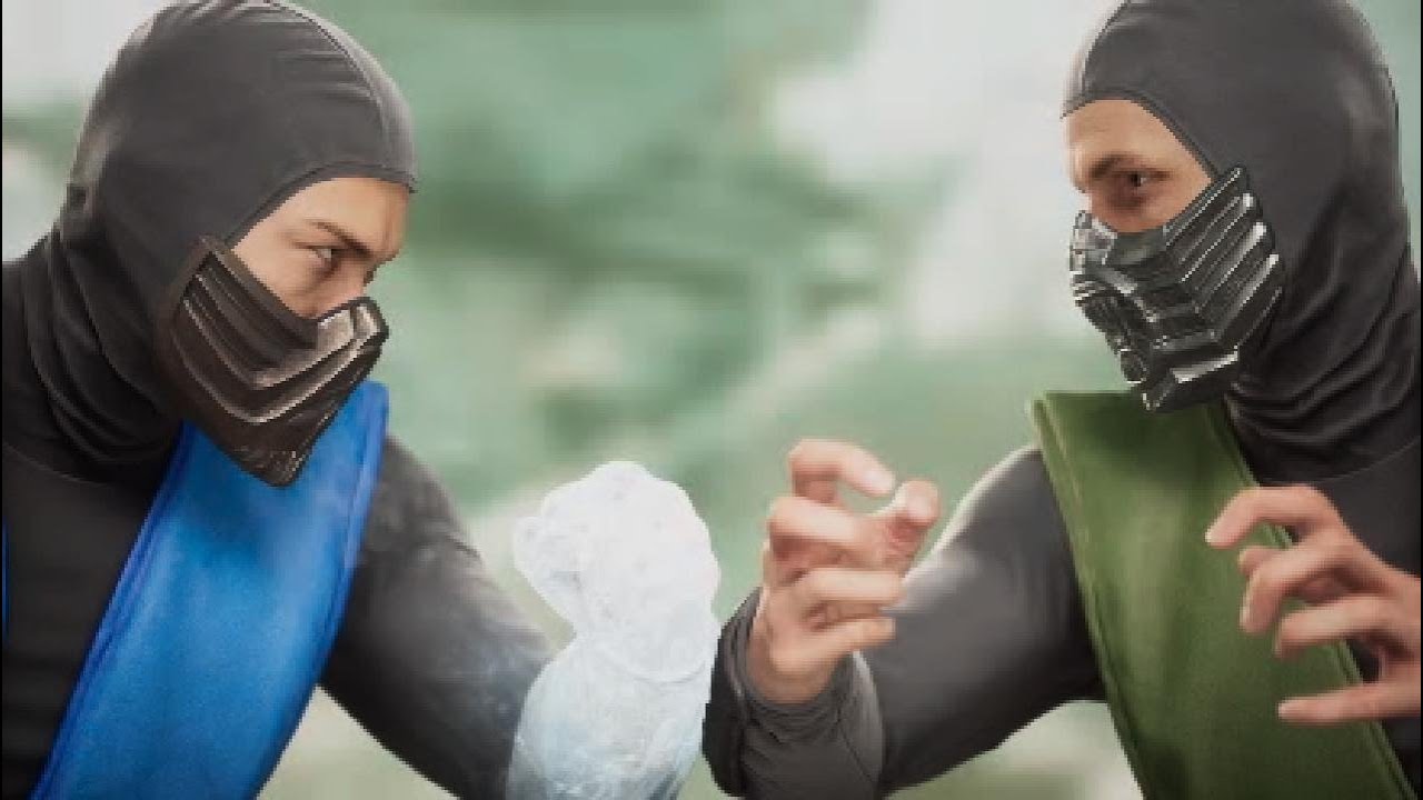 Sub Zero vs Reptile (MK '95 Movie Skins) : Mortal Kombat 1 - YouTube