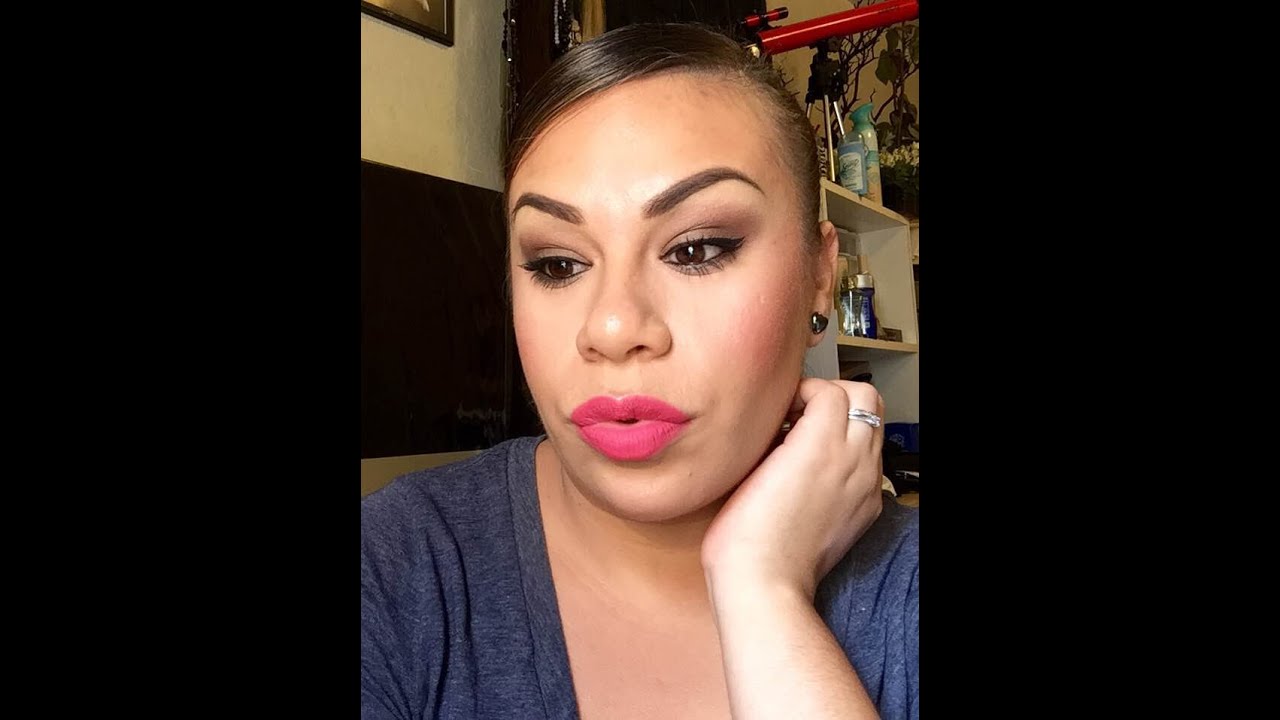 simple look with one eye shadow - YouTube