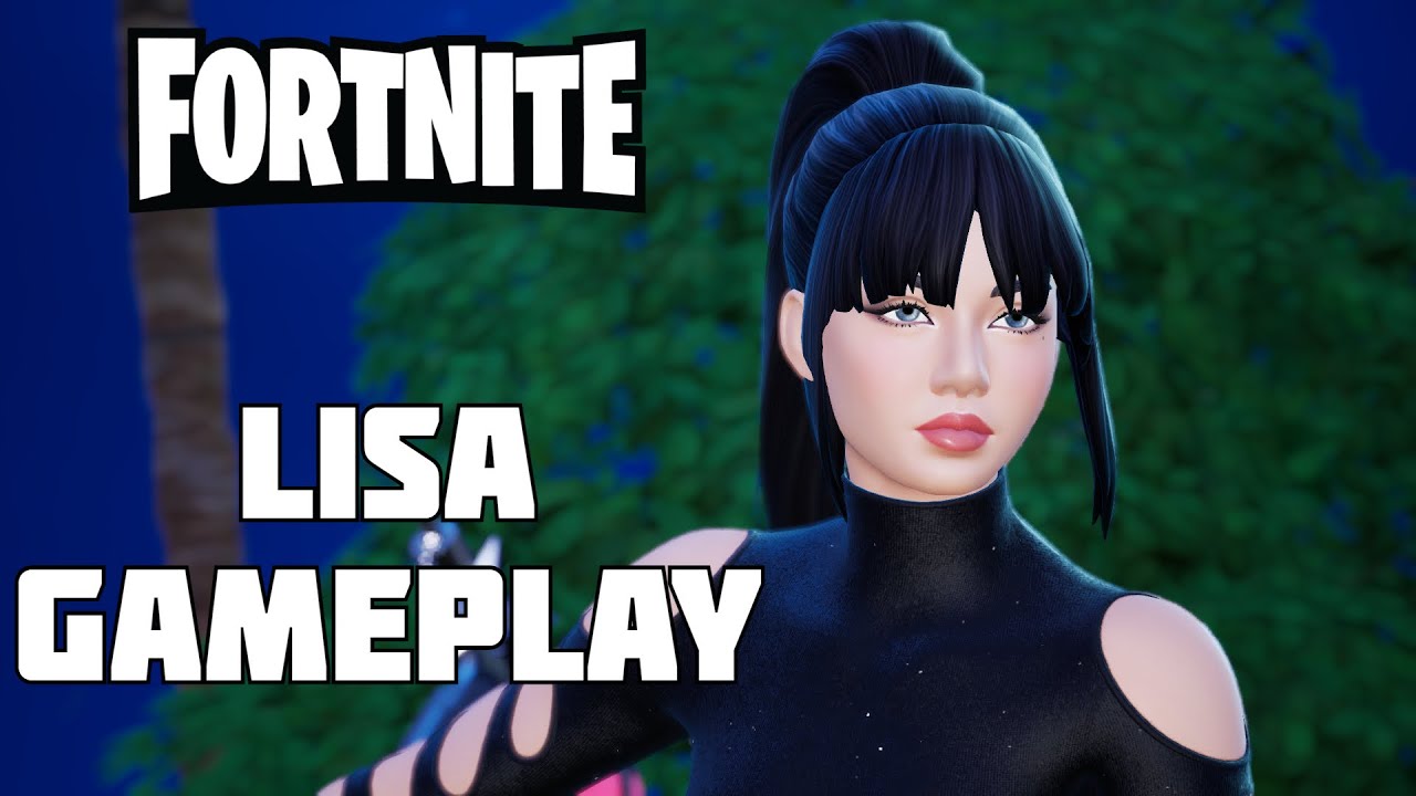 *NEW* LISA FORTNITE Skin Gameplay - YouTube