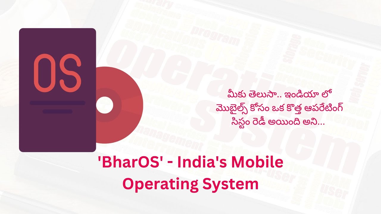 'BharOS' Made-In-India Operating System explained in Telugu - YouTube