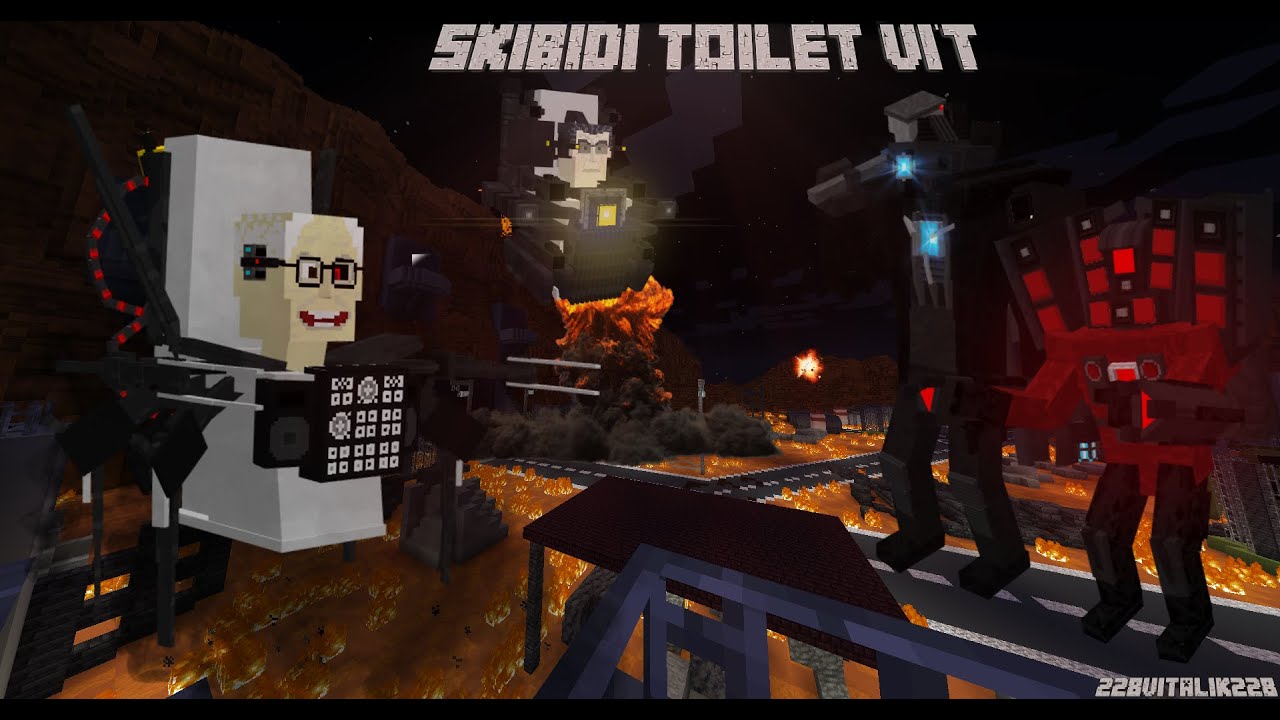 Skibidi toilet Vi't 4.7.0 UPDATE Minecraft java mod - YouTube