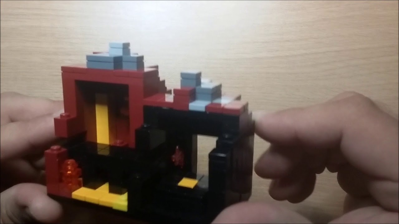 Micro Lego The Nether Fast Build - YouTube