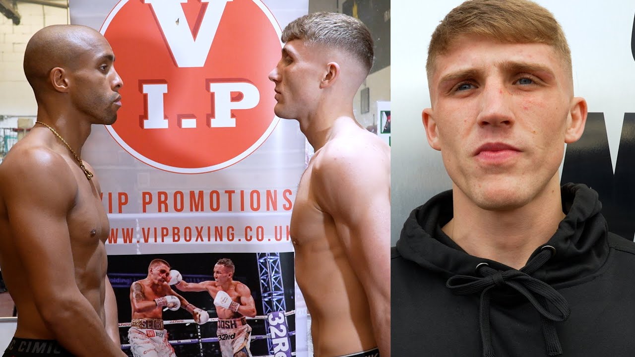 Weigh-in Joe Howarth v Josh Sandford plus a chat with Joe - YouTube