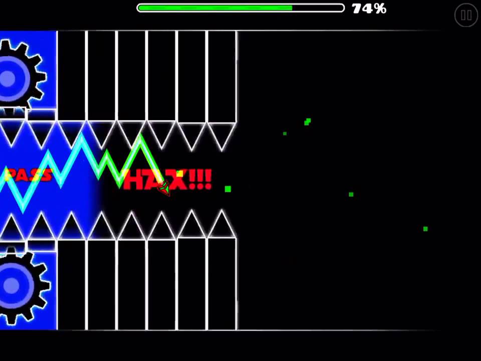 Geometry Dash-Wave Challenge (By-TrueChaos) - YouTube