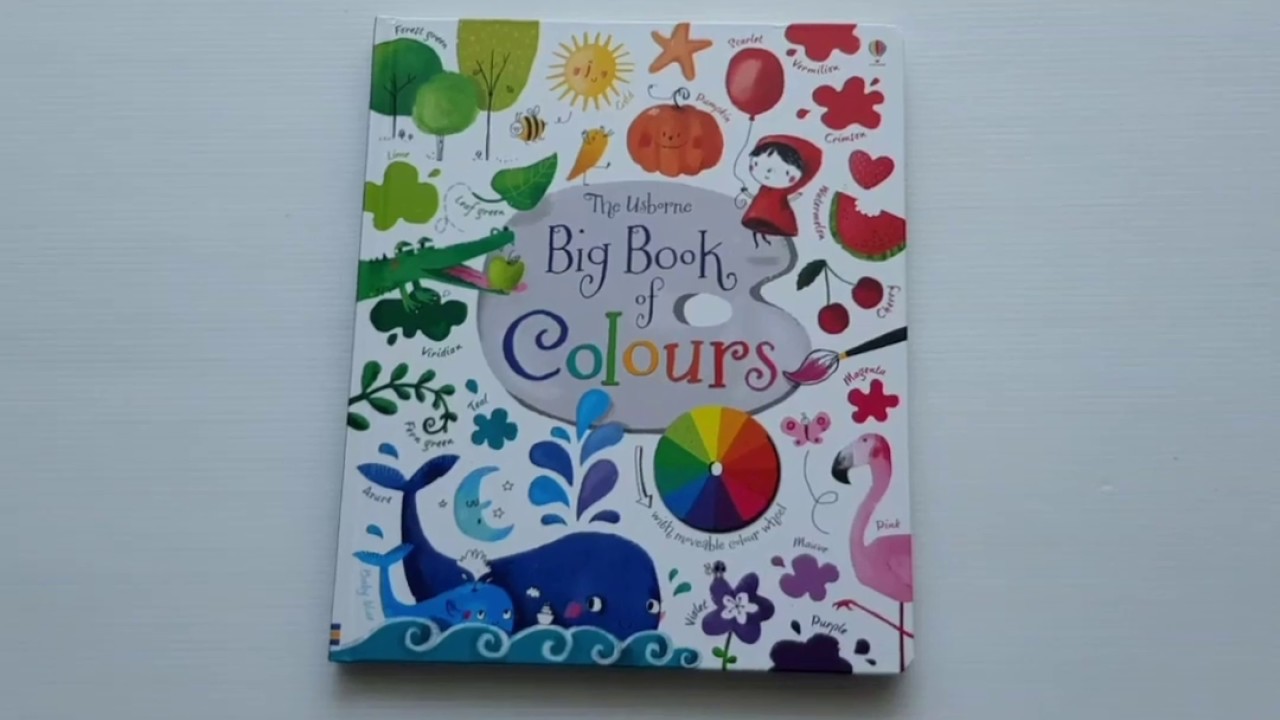 Big book of Colours #UsborneBook by Jolly Kids Books Thailand - YouTube