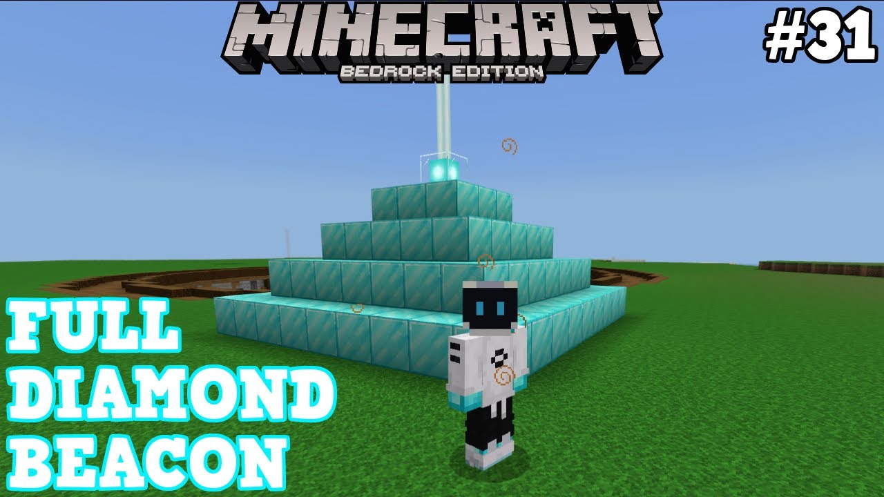 Full Diamond Beacon In Survival - Minecraft Let's Play #31 (Collecting ...