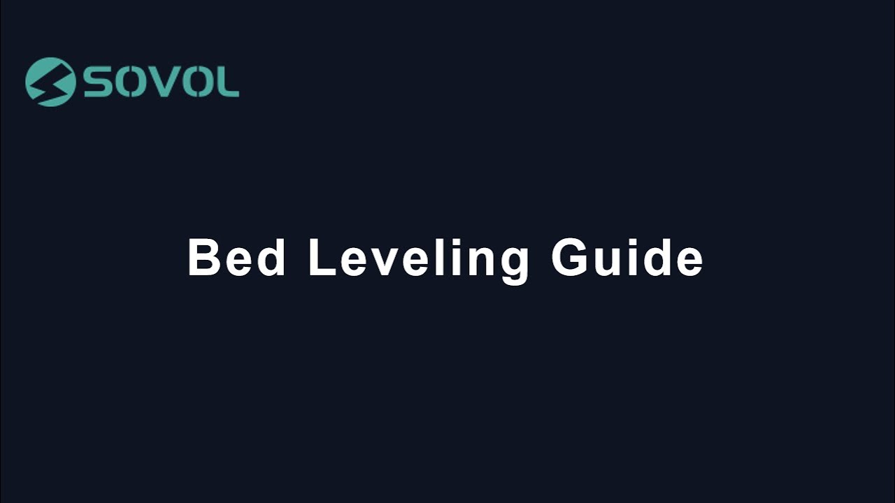 How to level the bed | Sovol SV06 - YouTube