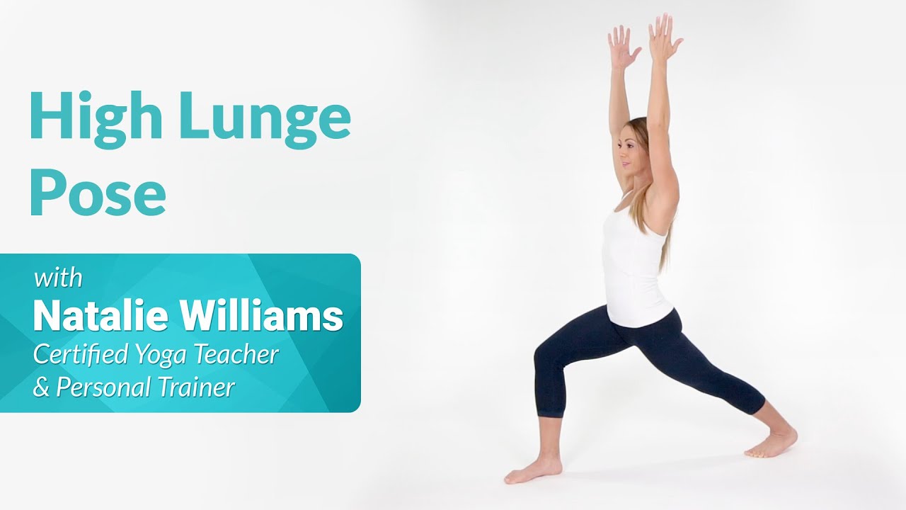 How to Do High Lunge Pose - YouTube