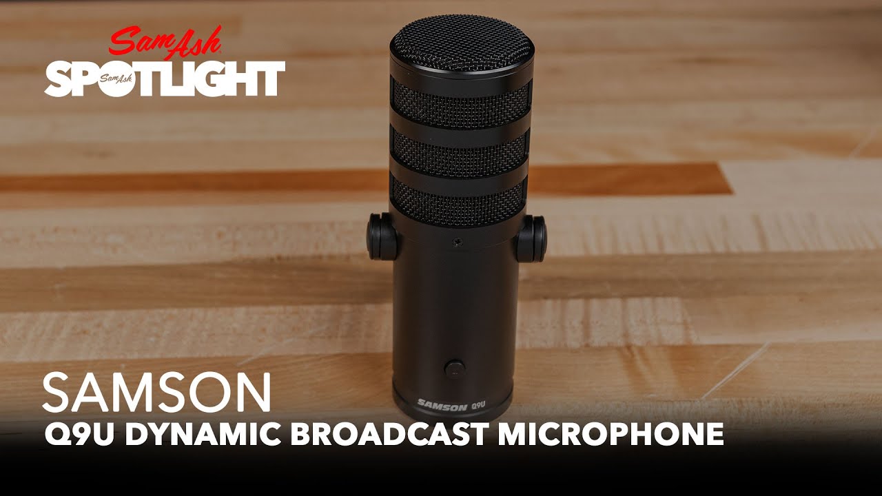 Samson Q9U Dynamic Broadcast Microphone | Overview - YouTube