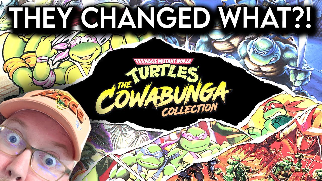 TMNT: Cowabunga Collection. The Games, Bonuses and Changes - YouTube