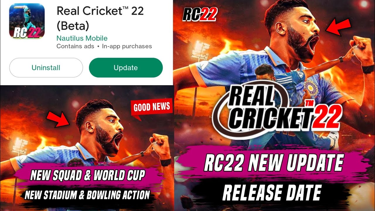 Real Cricket™22 New Update | Real Cricket 22 New Jersey Update | World ...