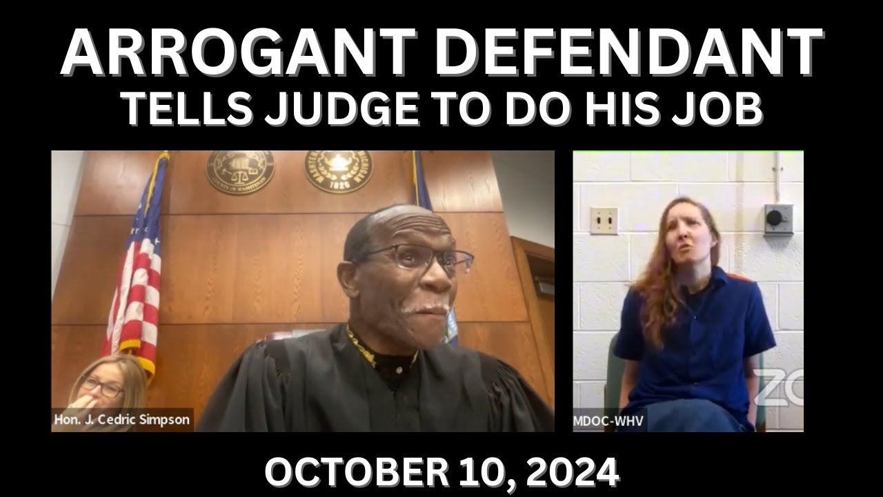 Defendants giving Judge Simpson the business - YouTube