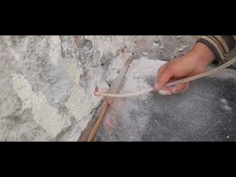 Beton Delip Demir Yapıştırma Kimyasal Dübel Uygulaması Concrete Drilling & Rebar Anchoring 