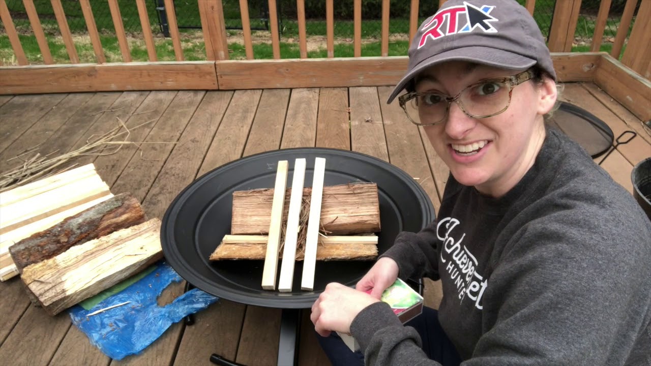 Build a 1-Match Campfire - Bloomerang Academy Junior - YouTube