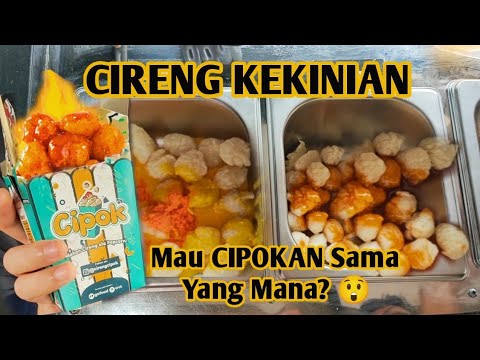 CIPOK Cireng Popcorn Jajanan Unik di Bandung street food indonesia | indonesian street food unique