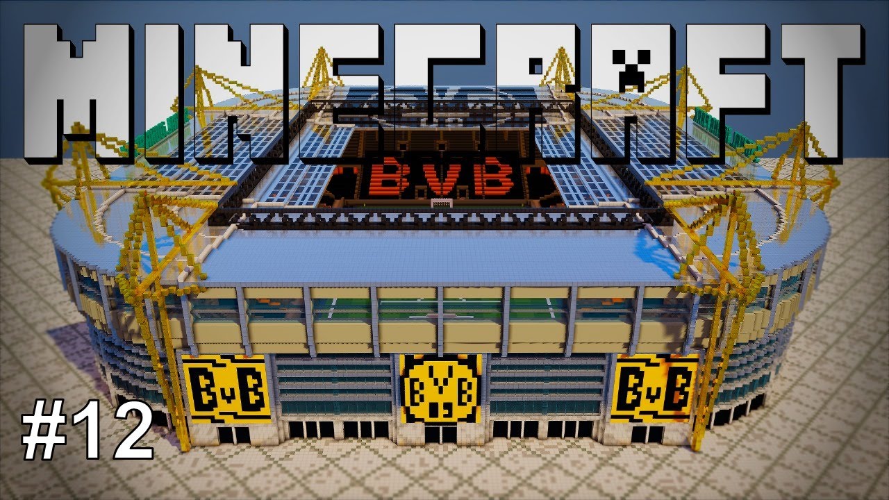 How to Build a Stadium - External Details #12 - Minecraft Tutorial - YouTube