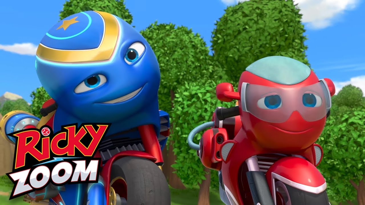 Ricky Meets His Hero! ⚡️Hour Special ⚡️ Motorcycle Cartoon | Ricky Zoom ...