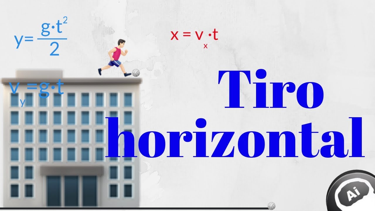 Tiro horizontal, movimiento parabólico - YouTube