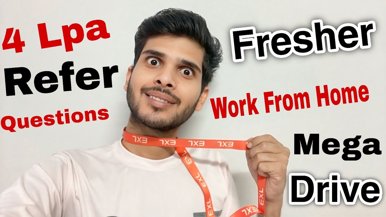 Mega Walk-in Drive in EXL 🥳 | Work From Home Jobs | How to join EXL ...