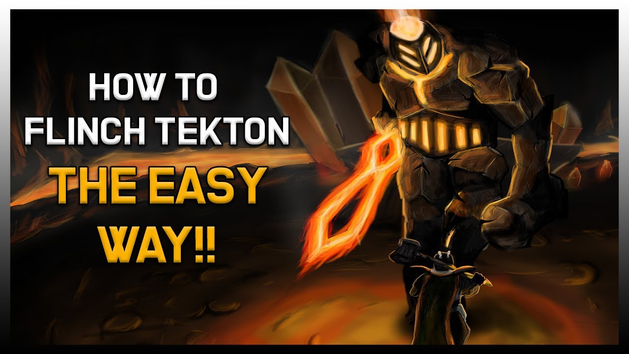OSRS Quick Guide - How to Flinch Tekton the EASY WAY - YouTube