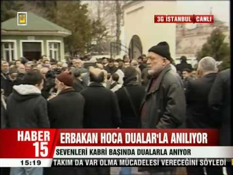 27 Şubat 2013 Necmettin Erbakan Vefatının ikinci yıldönümünde mezarı başında anıldı