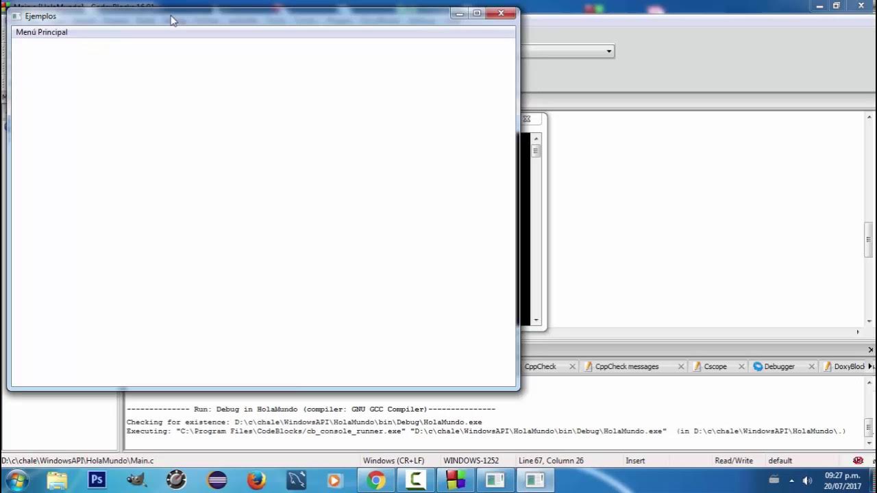 Introducción a WINAPI, clase 11: Agregar Funcionalidad a opciones de ...