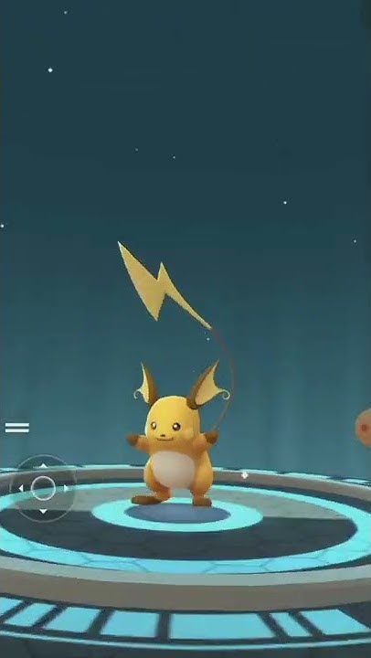 Pikachu evolution into Raichu Pokemon go | We Back , Ultragoo - YouTube