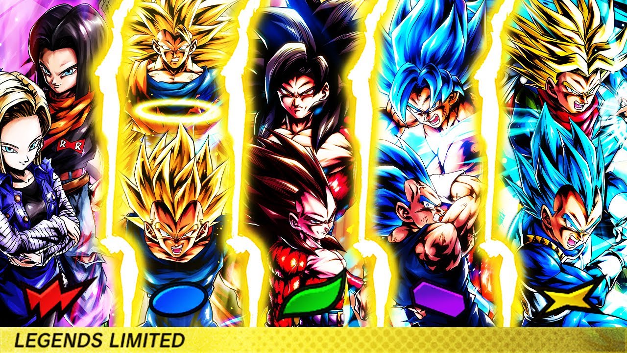 The FULL COLOR WHEEL LEGENDS LIMITED Tag Switch Team in Dragon Ball ...