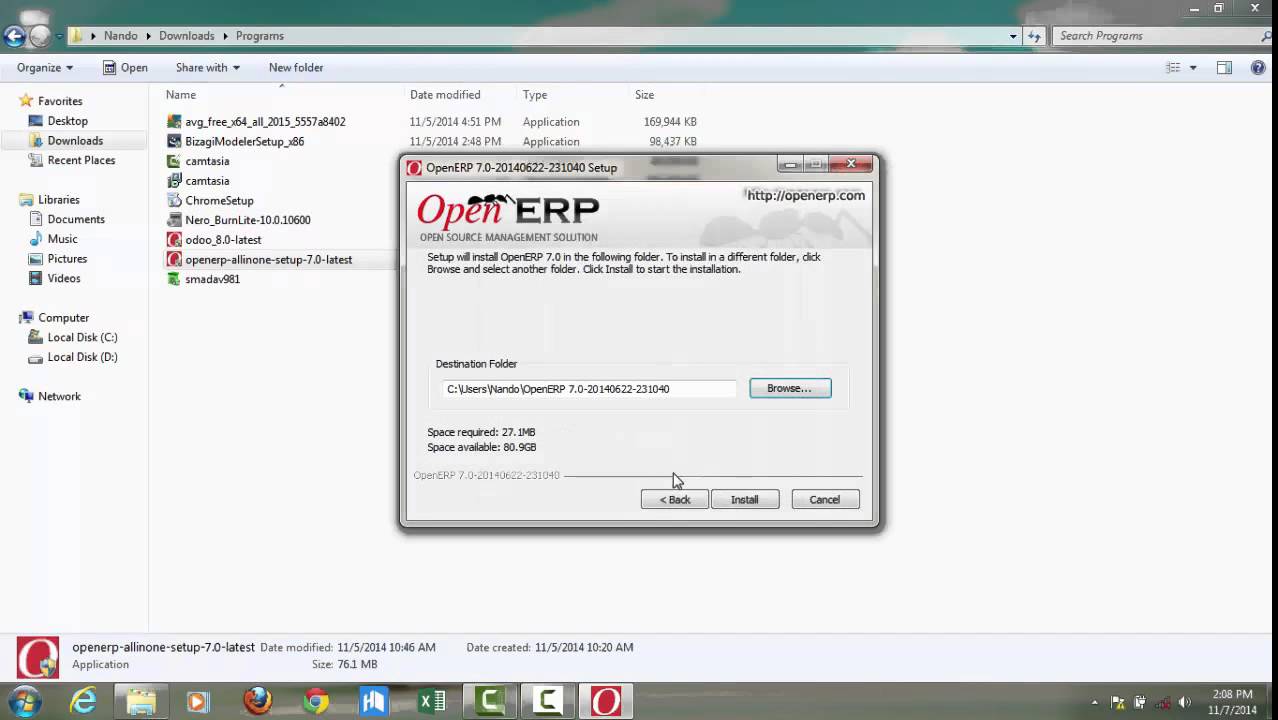Install OpenERP 7 - YouTube