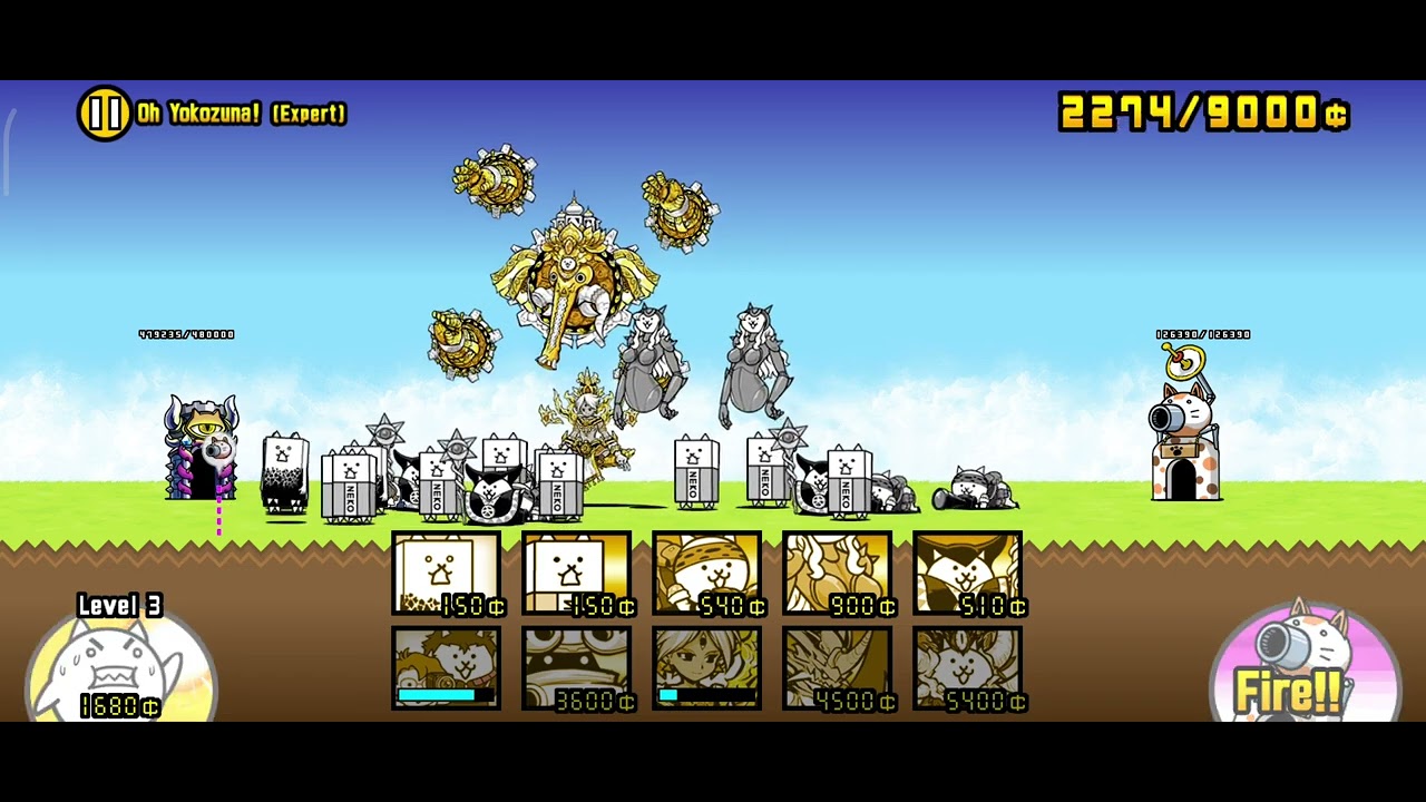 sumo cat true form stage (expert) - YouTube