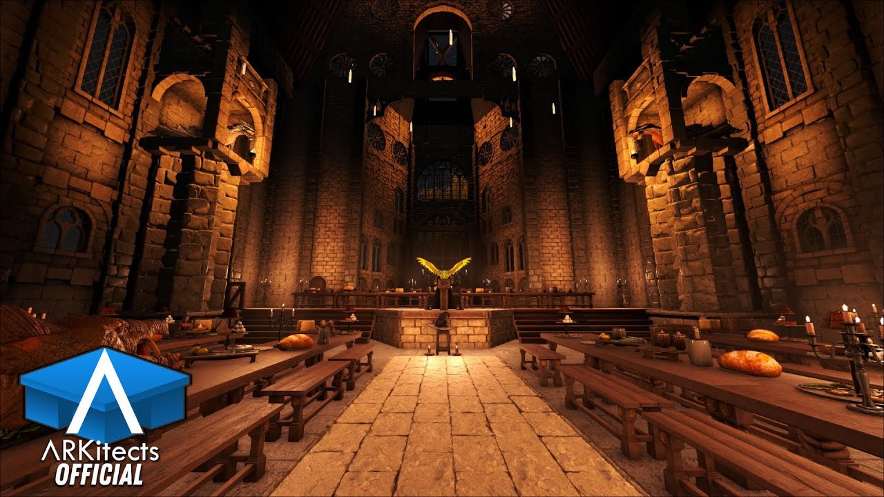 Touring Ark player bases! And HOGWARTS! - YouTube
