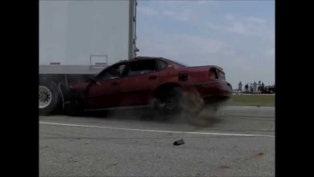 198. Chevy Impala Underride Test - YouTube