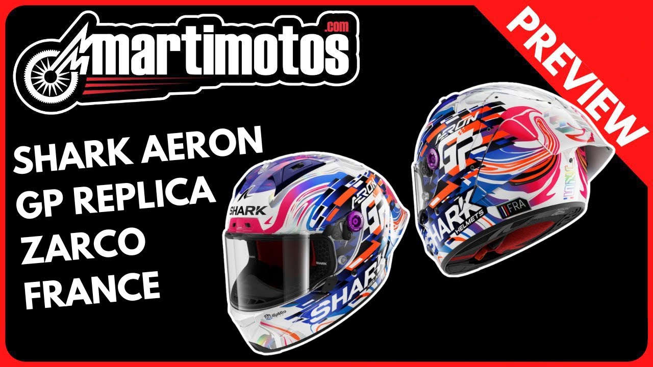 Preview // Shark Aeron GP Replica Zarco France - YouTube