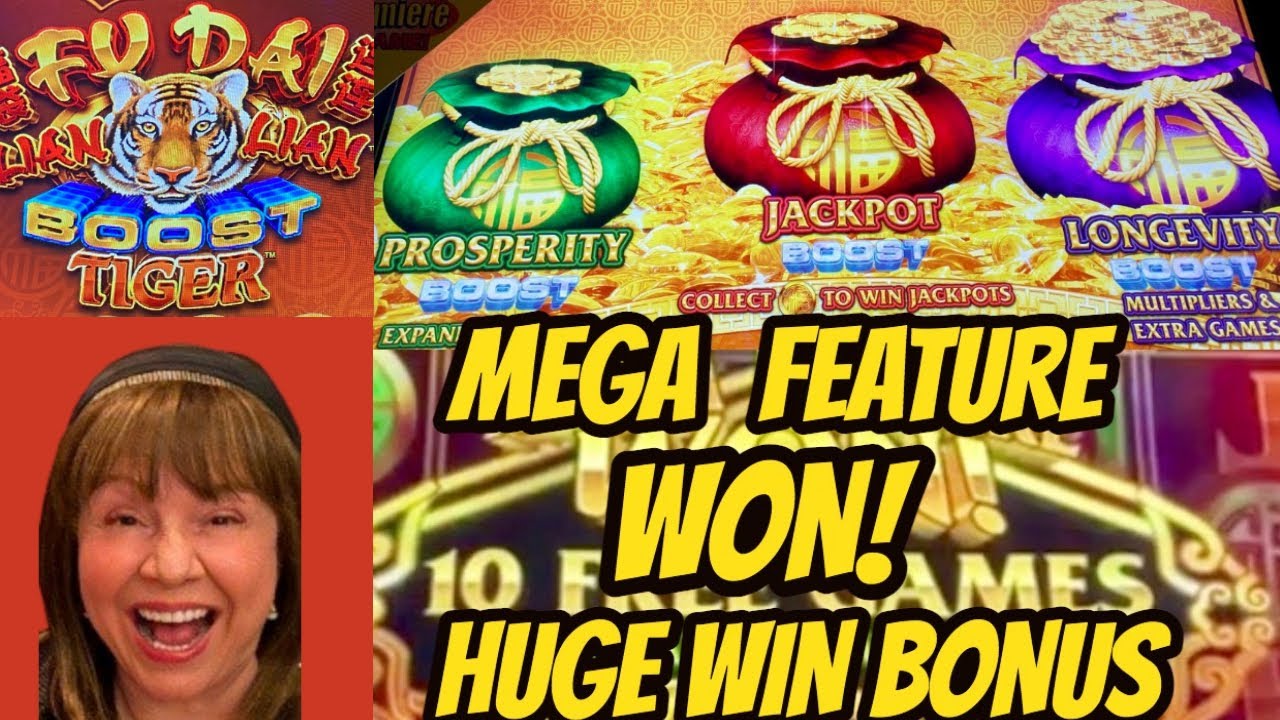 OMG! I Won The Mega Bonus on Tiger Boost! Back to Back Features - YouTube