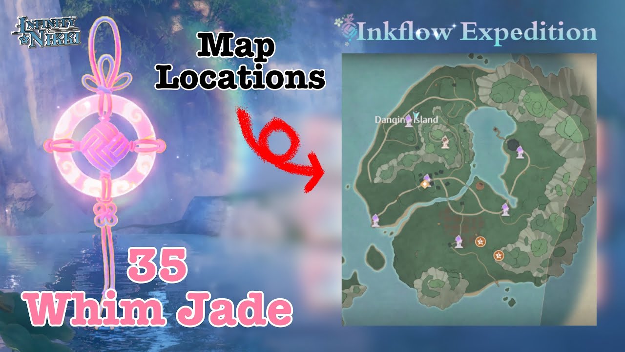 First 35 Whim Jade Map Locations | 1.8 Danqing Season | Infinity Nikki ...