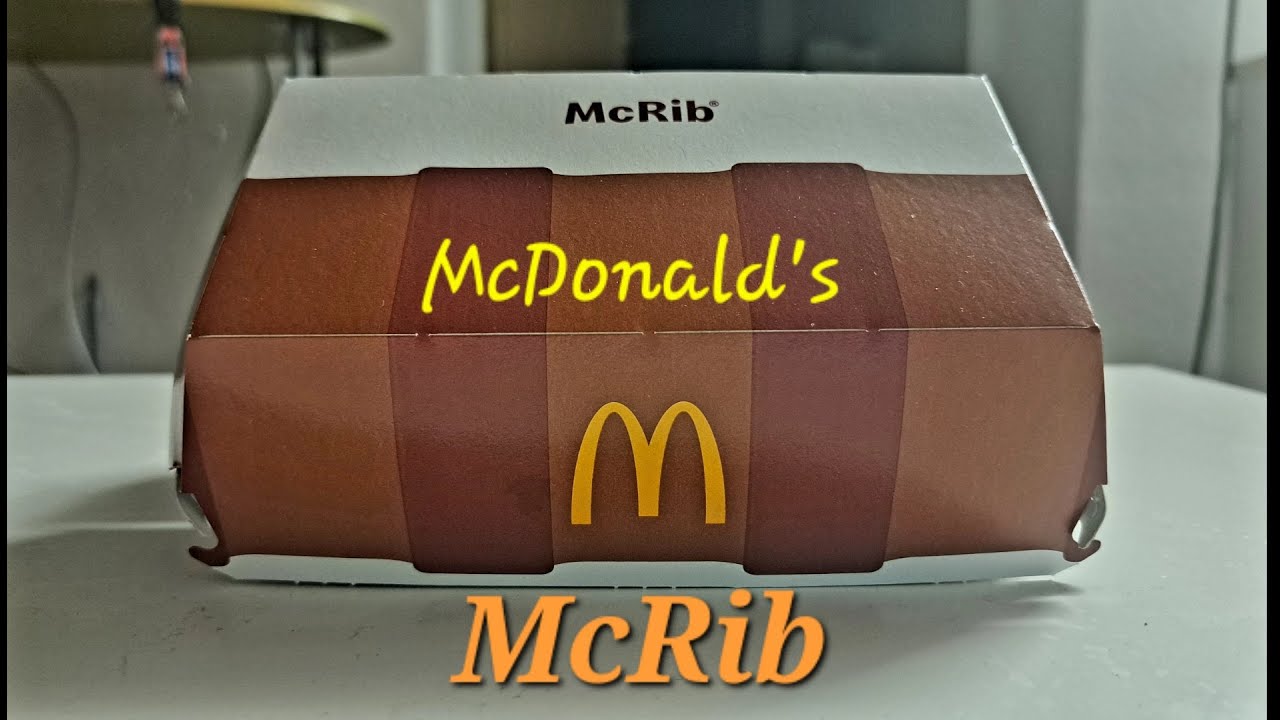 McDonald's McRib Review - YouTube
