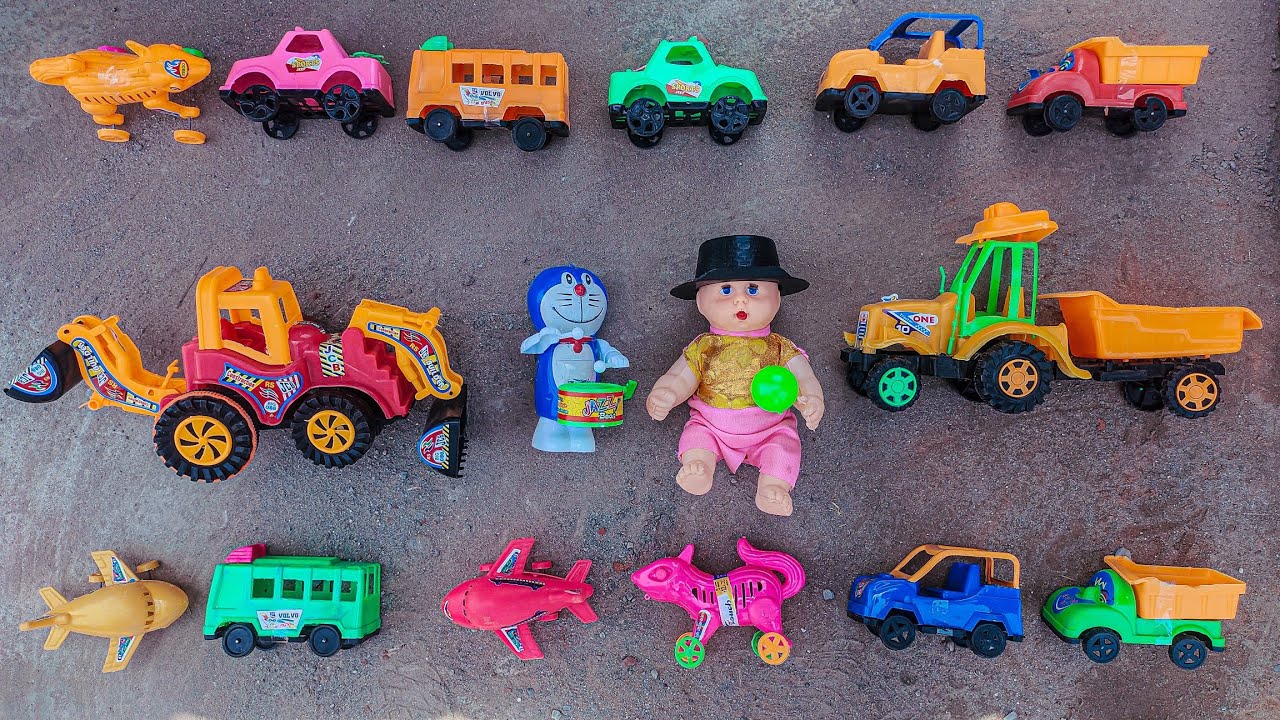 gadi wala cartoon | jcb car bus ka video | F2K TOY - YouTube