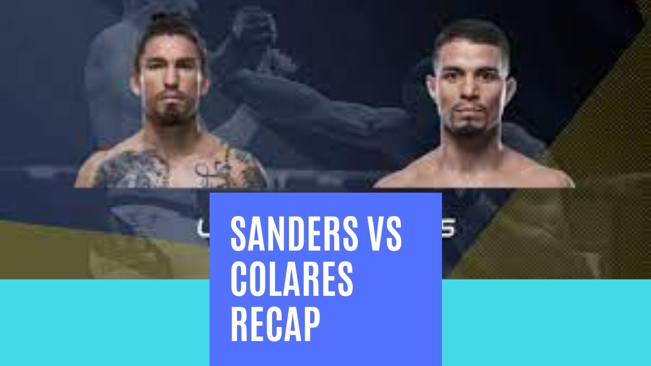 UFC Fight Night: Luke Sanders vs. Felipe Colares Recap - YouTube