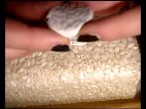 Tutorial texture riso (fimo) - Rice texture tutorial (polymer clay ...